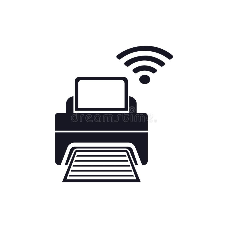 Printer Machine Icon Logo Vector Design Template Stock Vector ...