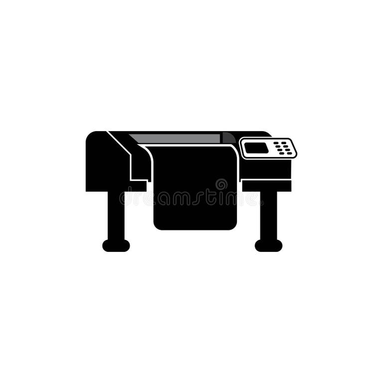 Printer Machine Icon Logo Vector Design Template Stock Vector ...