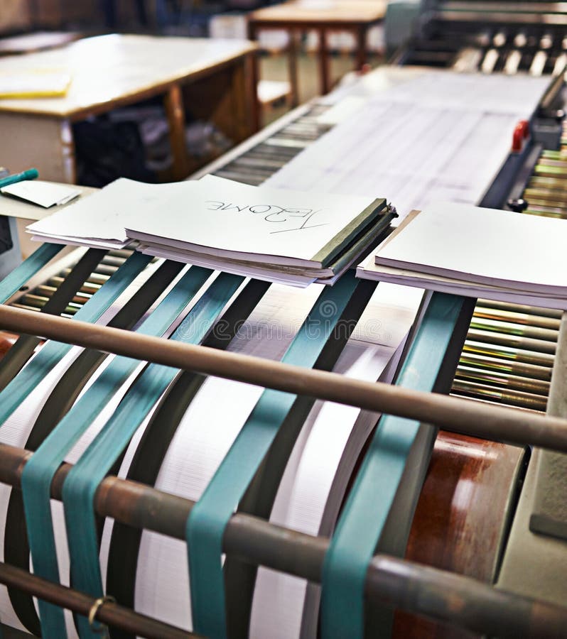 Printer, Machine and Paper Factory for Production with Manufacturing ...