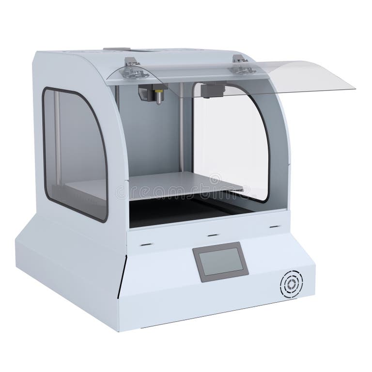 Printer for Manufacturing 3d Solid Models Stock Photo - Image of ...