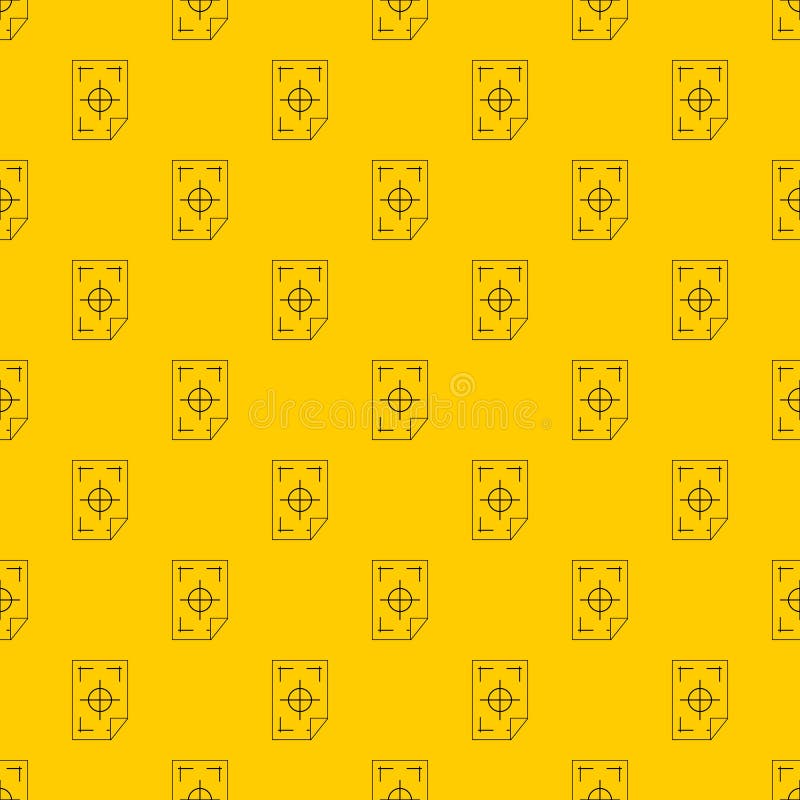 Printer Marks on a Paper Pattern Vector Stock Vector - Illustration of ...