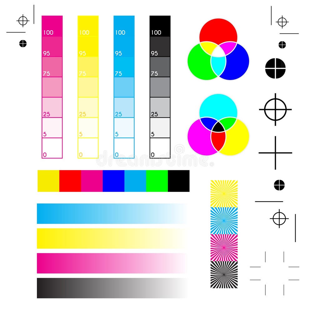 Printer Calibration Pattern Stock Illustrations – 77 Printer ...