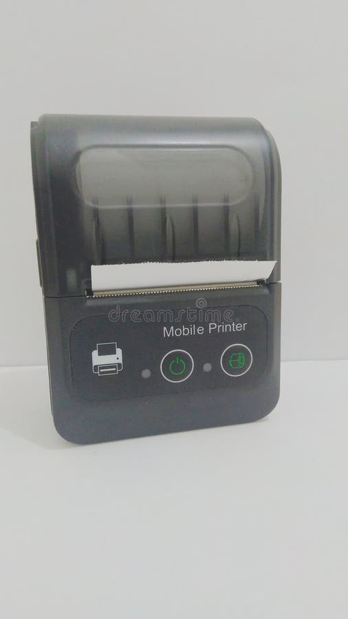 Printer Mobile Bluetooth stock image. Image of multimedia - 263782899