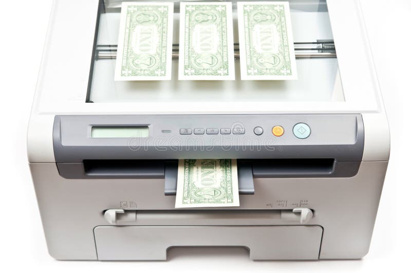 Copying money stock photo. Image of display, equipment - 17234274