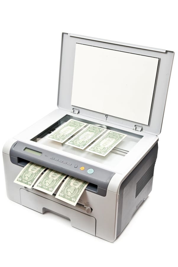 Copying money stock photo. Image of display, equipment - 17234274