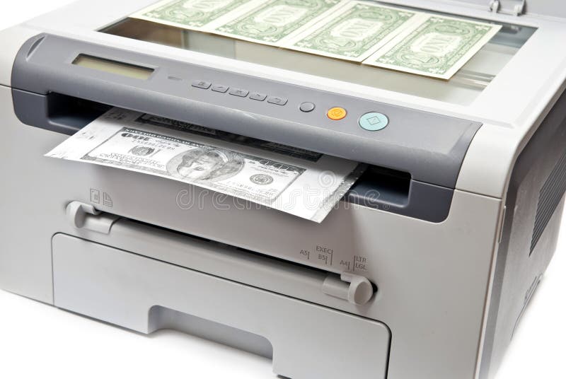 Copying money stock photo. Image of display, equipment - 17234274