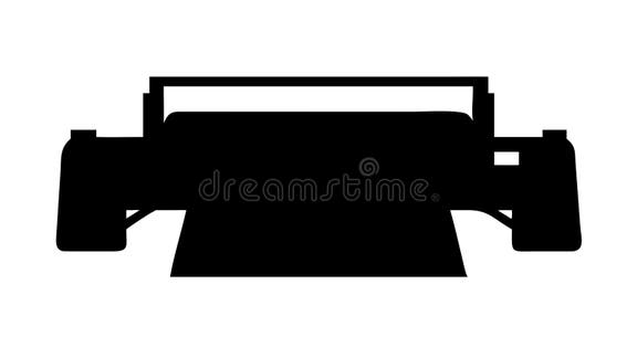 Printer with Multiple Paper Input Trays, Versatility, Vector Design ...