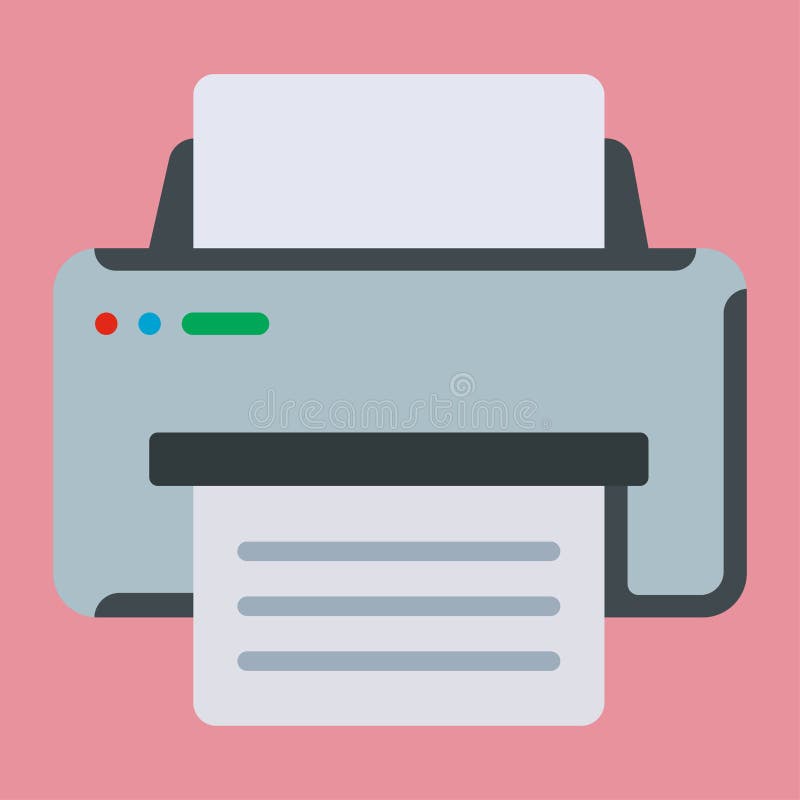 Copier Top View Stock Illustrations – 16 Copier Top View Stock ...
