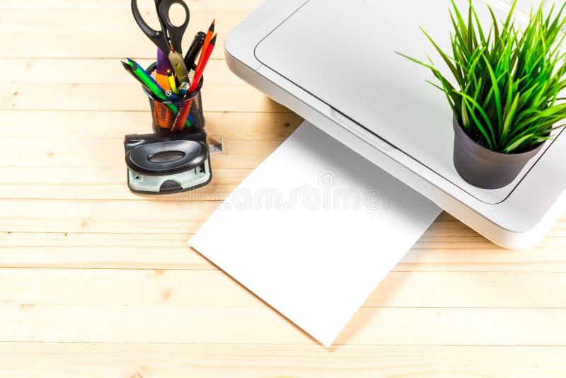 Printer, office interior stock image. Image of interior - 57014021
