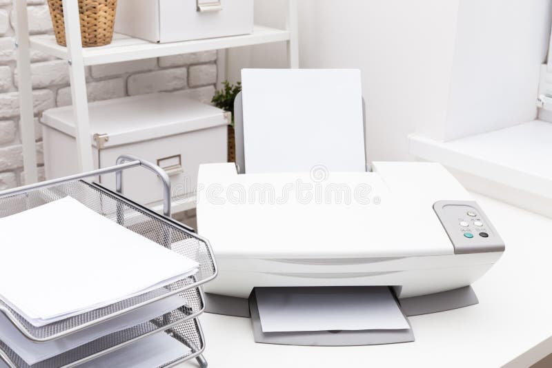 Printer stock photo. Image of laser, home, laptop, printer - 75835344
