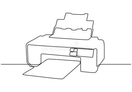 Printer Drawing Stock Illustrations – 7,305 Printer Drawing Stock ...
