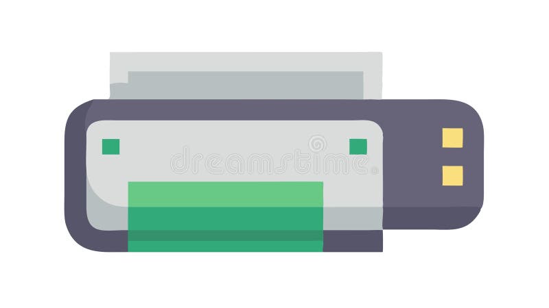 Printer Paper Icon Office Document Print Machine, Vector Design ...