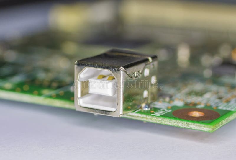 Printer port stock photo. Image of soldered, used, board - 44100160