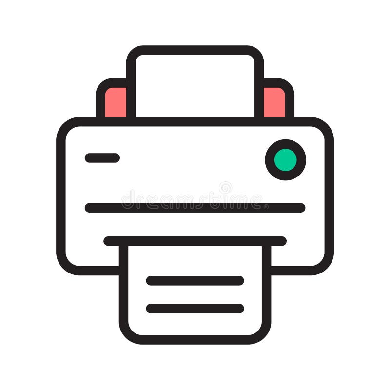 Printer stock vector. Illustration of photocopy, supplies - 336359741