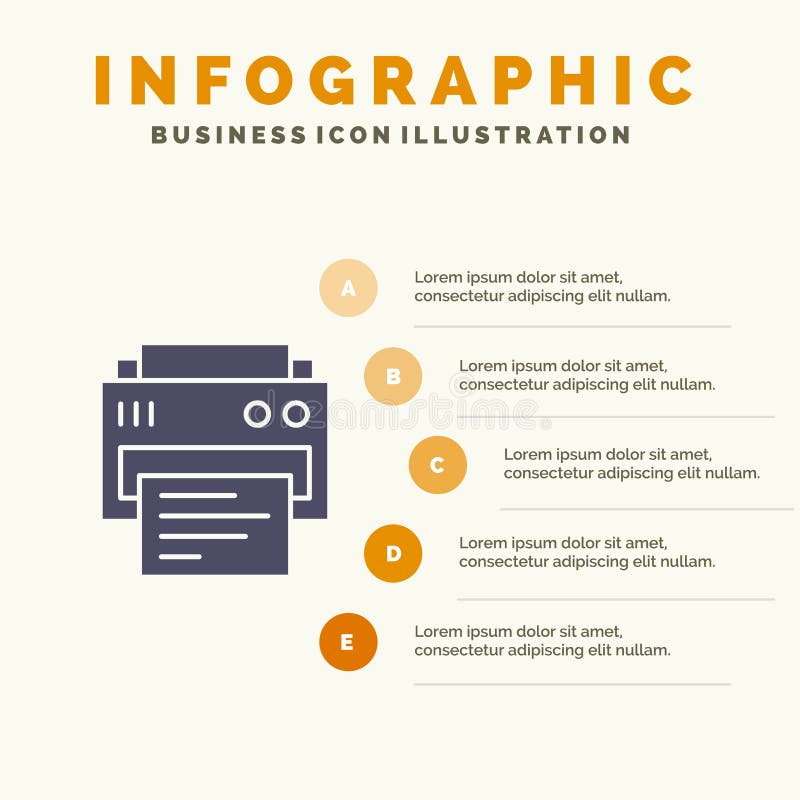 Printer, Print, Printing, Education Infographics Presentation Template ...
