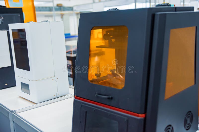 Printer for Printing 3d Plastic Products Stock Image - Image of ...