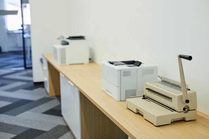 Printer Room in Office stock photo. Image of business - 240206732