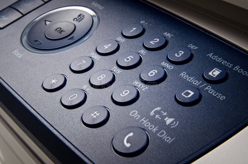 Printer with Scaner and Fax - Close Up Stock Photo - Image of computer ...