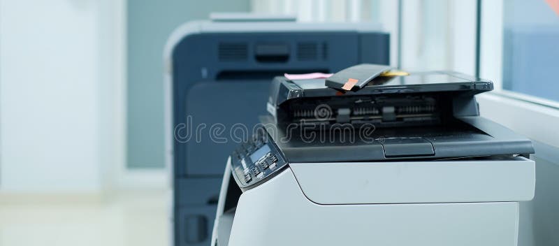 Printer Scanner or Laser Copy Machine Stock Photo - Image of paper ...