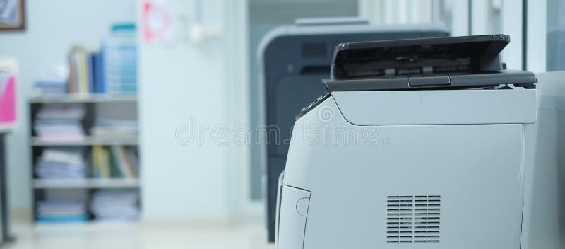 Printer Scanner or Laser Copy Machine Stock Image - Image of business ...