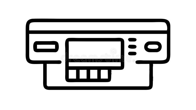 Scanner Design Outline Style Stock Illustrations – 1,973 Scanner Design ...