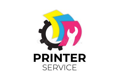 Printer Service Logo Design Vector Stock Vector - Illustration of ...