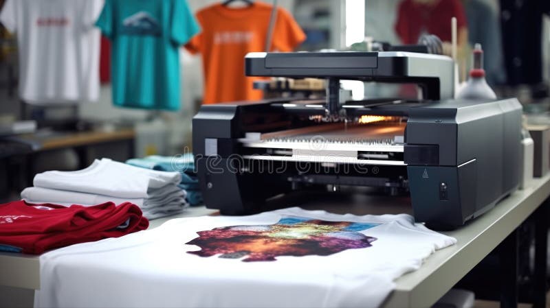 A Printer Sitting on Top of a Table. Suitable for Office and Home Use ...