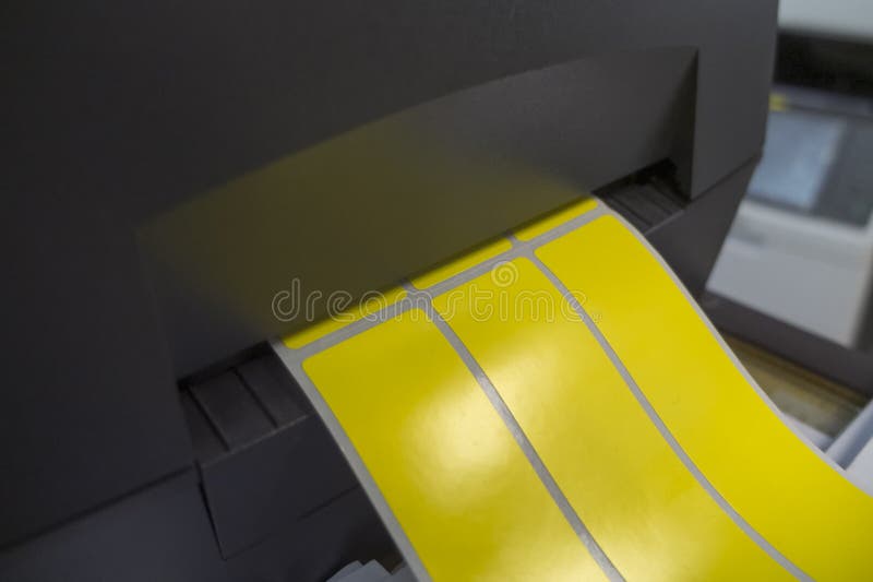 The Printer sticker stock photo. Image of sticker, printer - 80767138