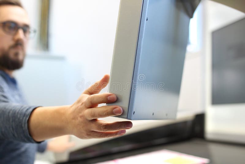 The Printer Supports the Control Panel, Supervises the Printing Proces ...