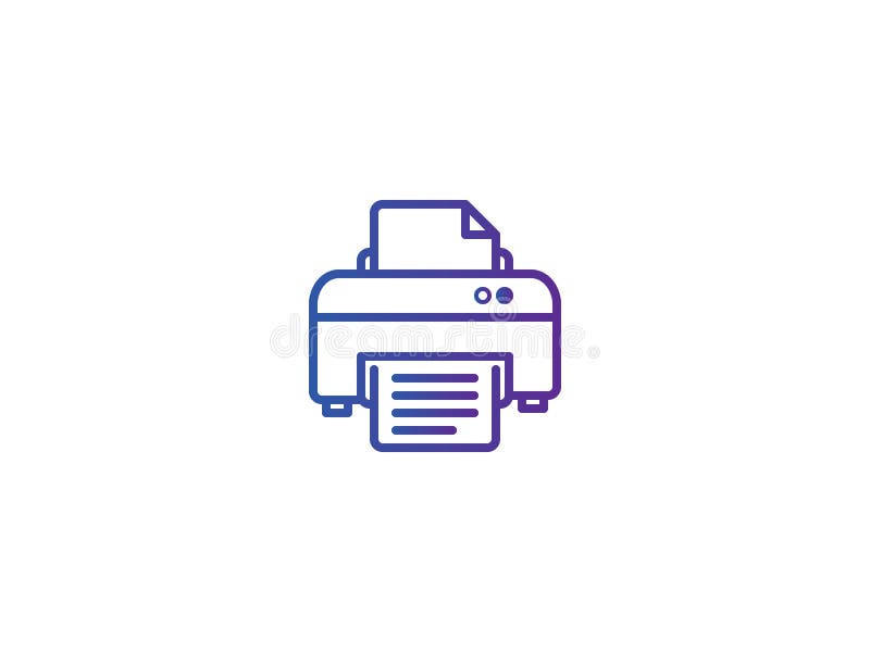 Printer Symbol Icon. Pixel Perfect Electric Print Outline Line Style ... Printer Symbol Icon. Pixel Perfect Electric Print Outline Line Style ...