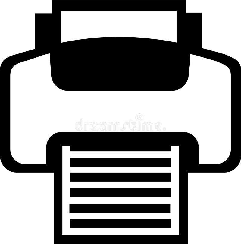 Printer symbol vector stock vector. Illustration of logo - 107102401