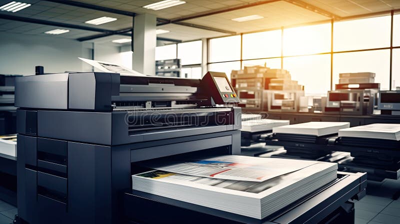 Printer technology stock illustration. Illustration of productivity ...