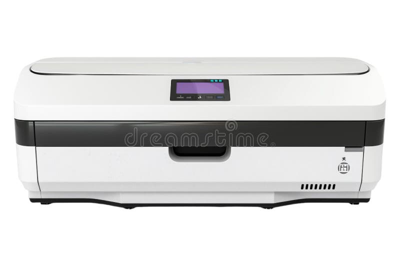 Printer on Transparent Background Stock Illustration - Illustration of ...