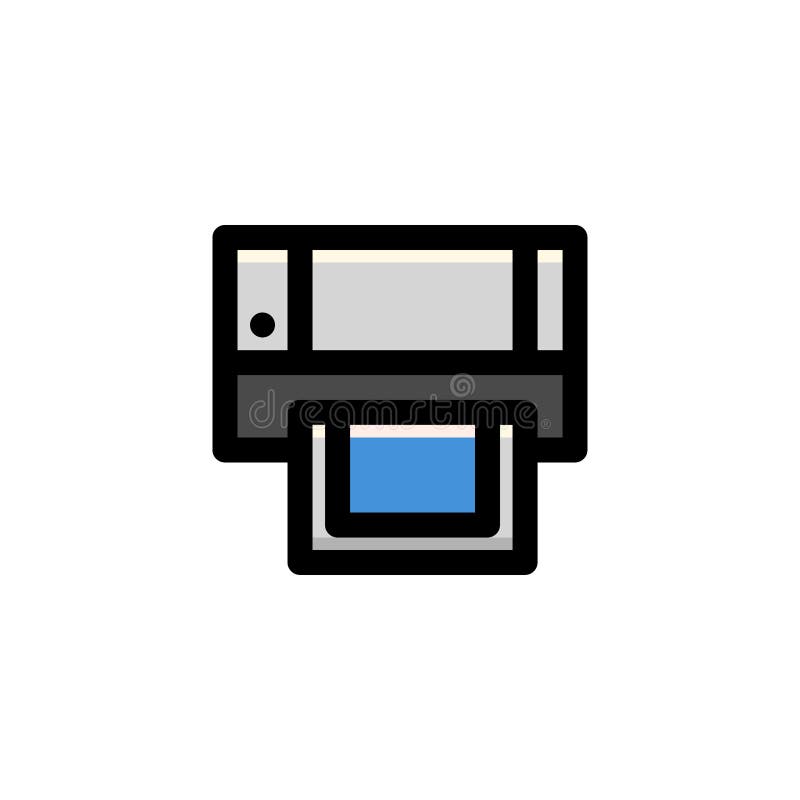 Printer Icon stock vector. Illustration of telefax, logo - 266548705