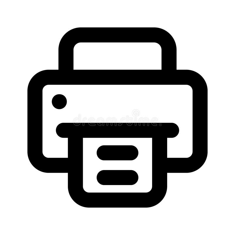 Printer Vector Design Ready To Use Icon Stock Vector - Illustration of ...