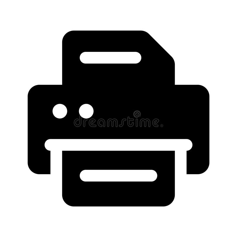 Printer Vector Design Ready To Use Icon Stock Vector - Illustration of ...