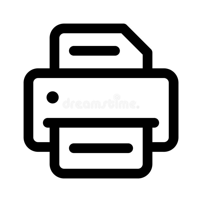 Printer Vector Design Ready To Use Icon Stock Vector - Illustration of ...