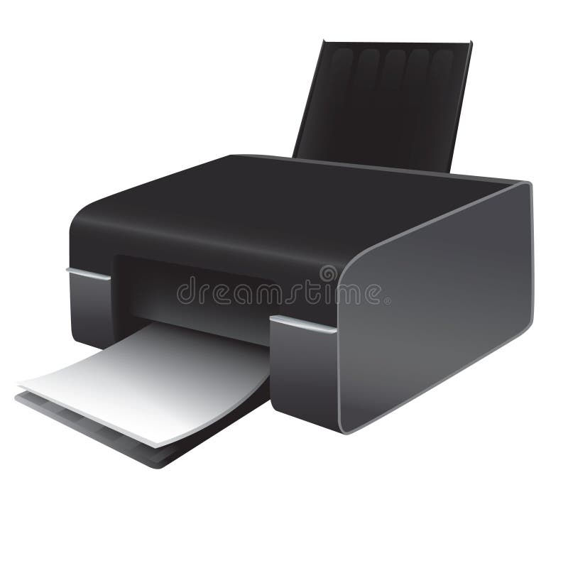 Printer. Vector Illustration Decorative Design Stock Vector ...