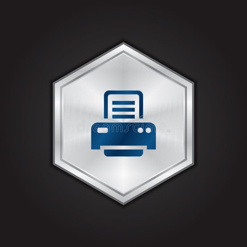 Printer. Vector Illustration Decorative Design Stock Vector ...