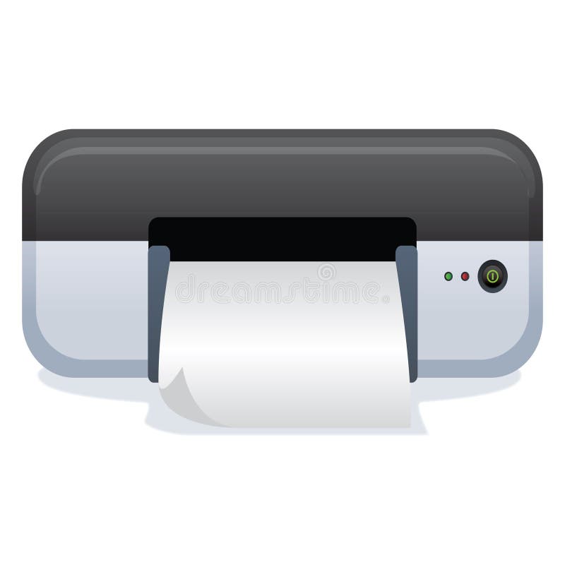 Printer. Vector Illustration Decorative Design Stock Vector ...