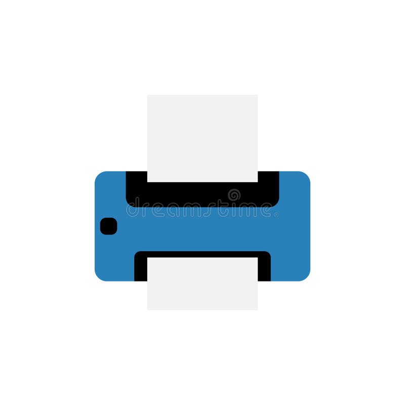Printer. Vector Simple Modern Icon Design Illustration Stock Vector ...