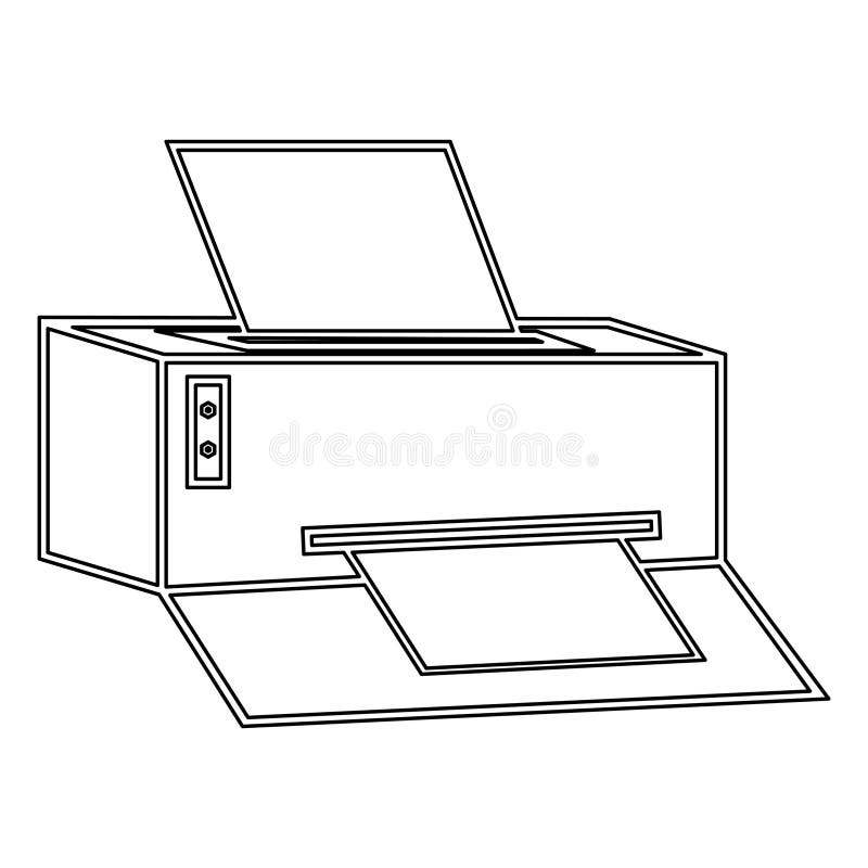 Printers Office Printing Technology Tools for Photos and Text Stock ...