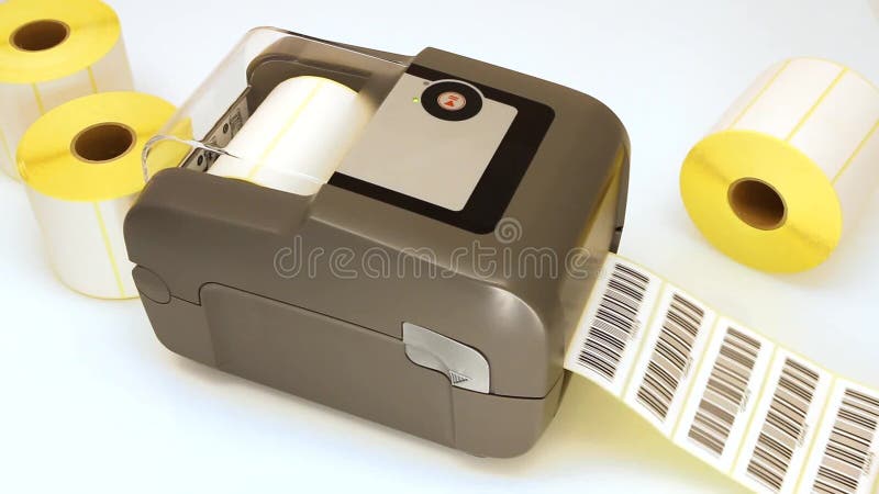 Printing of Labels for Match Boxes with Machine in Workshop Stock Video ...