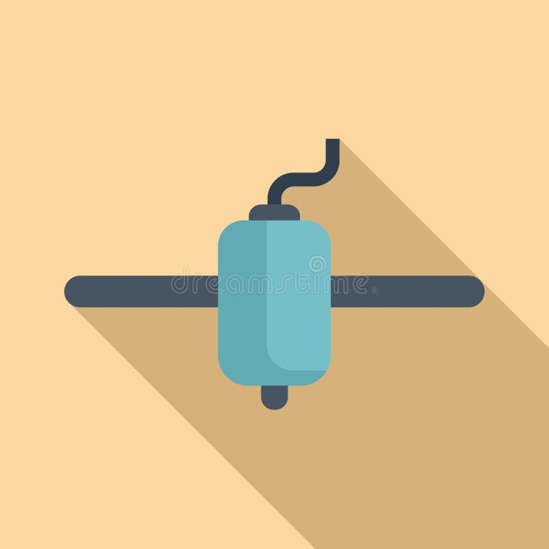 Printing Cell Bio Icon Flat Vector. Medical Science Stock Illustration ...