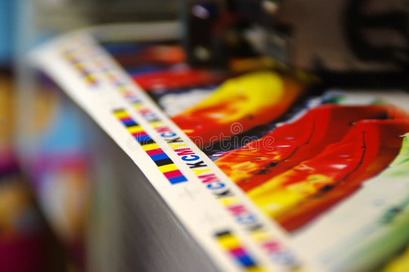 Printing CMYK marks stock photo. Image of cyan, inkjet - 108183730