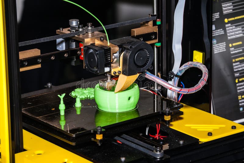 Printing 3d printer stock image. Image of print, creativity - 86471397