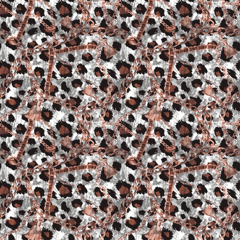 Textured Printing Design. Animal Pattern. Stock Illustration ...