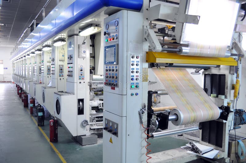 Printing Equipment stock image. Image of publishing, production - 19819259
