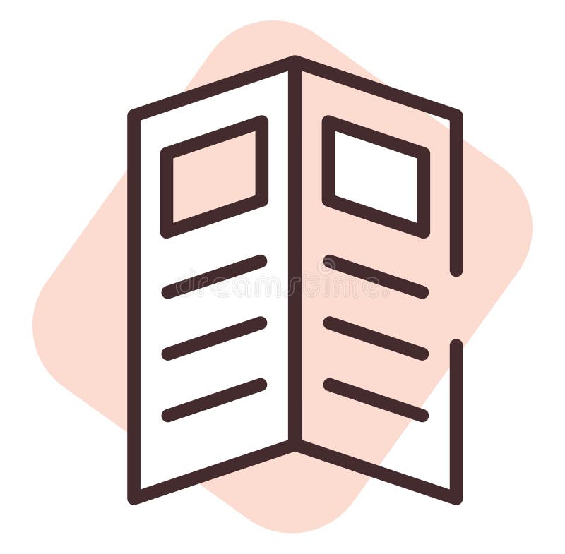 Printing flyer, icon stock vector. Illustration of graphic - 259782623