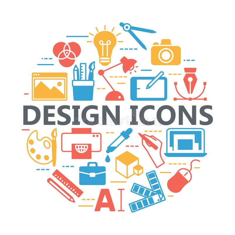 Printing Graphic Design Icons Stock Illustrations – 6,121 Printing ...